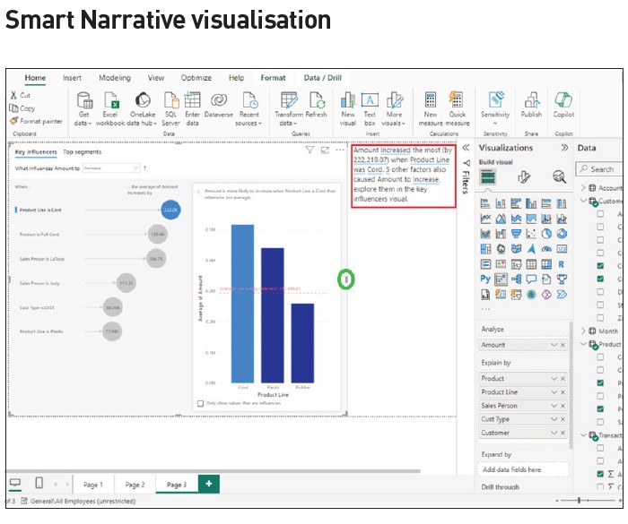 Using the AI in Power BI to do root cause analyses